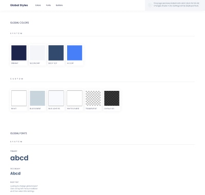 Global Styles | Robuste & vielseitige Lösungen